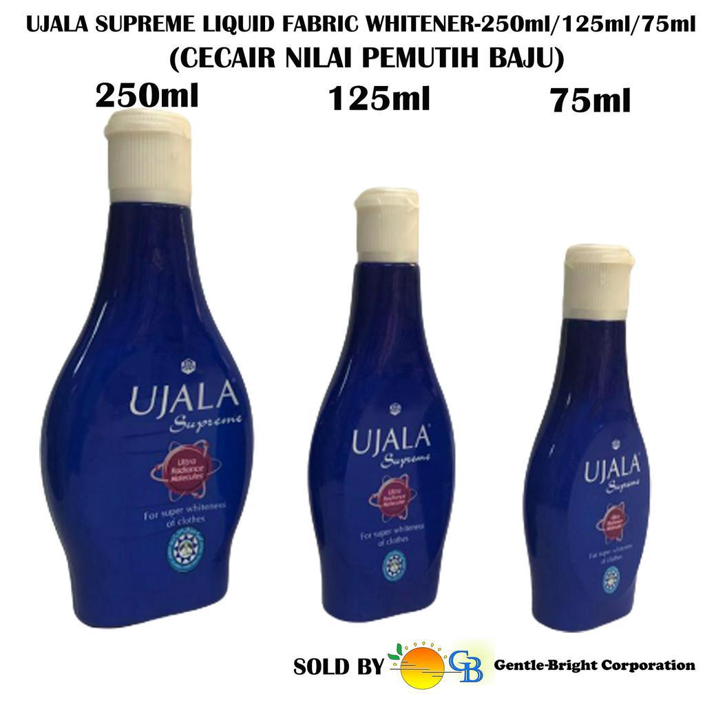 Ujala Supreme Liquid Fabric Whitener 250ml/125ml/75ml | Shopee Malaysia