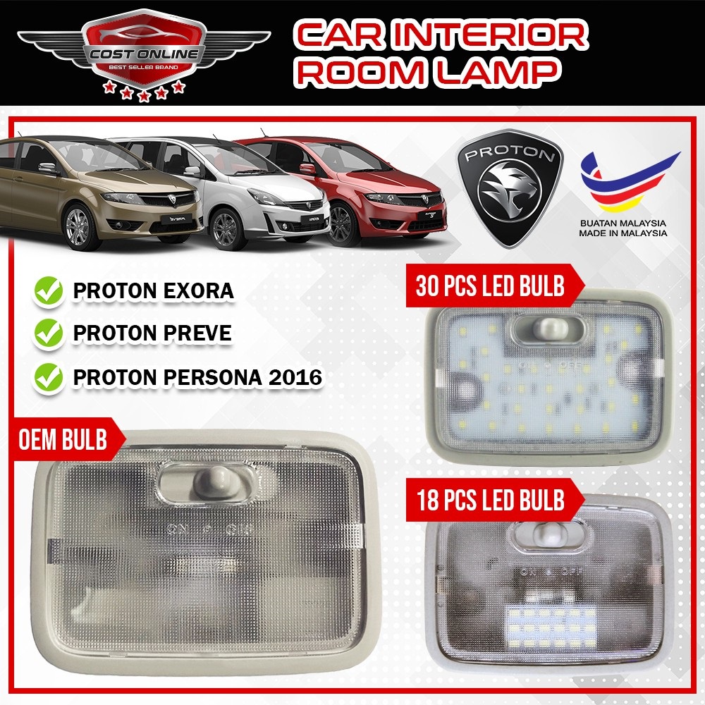 Proton Exora Proton Preve Persona 2016 (30 Super Bright LED COB ...