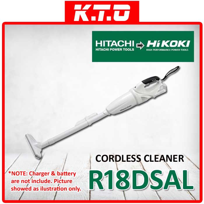 HITACHI HIKOKI R18DSAL 18V CORDLESS HANDLED VACUUM CLEANER ( BATTERY ...