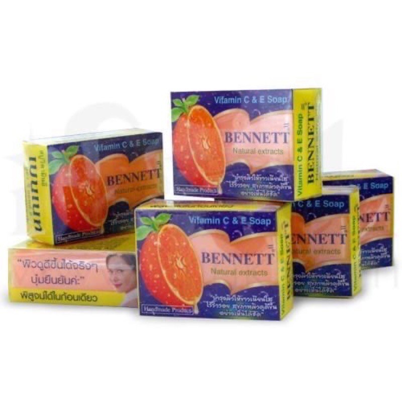 BENNETT Soap- Natural Extracts Vitamin C & E SOAP-ORI 130g | Shopee ...
