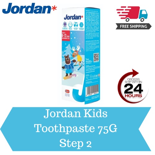 (Ubat Gigi Kanak Kanak) Jordan Kid's Toothpaste / ToothBrush (Step 1 ...