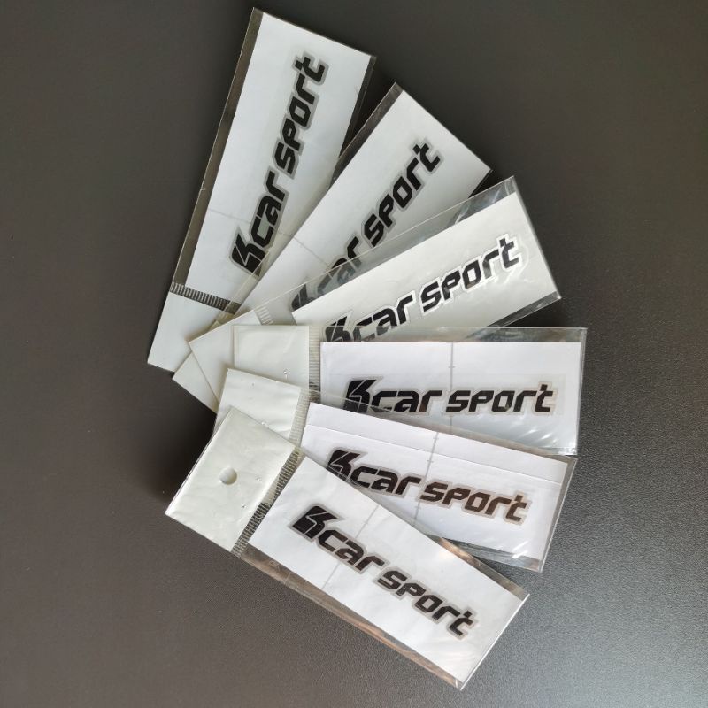 👍 3.5" Kcar sport HAIRLINE CHROME CAR STICKER | Shopee Malaysia