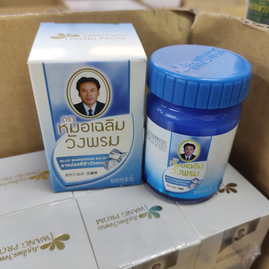 Wangprom Thai Herbal Massage Balm Ointment Relief Pain 50 g. | Shopee ...