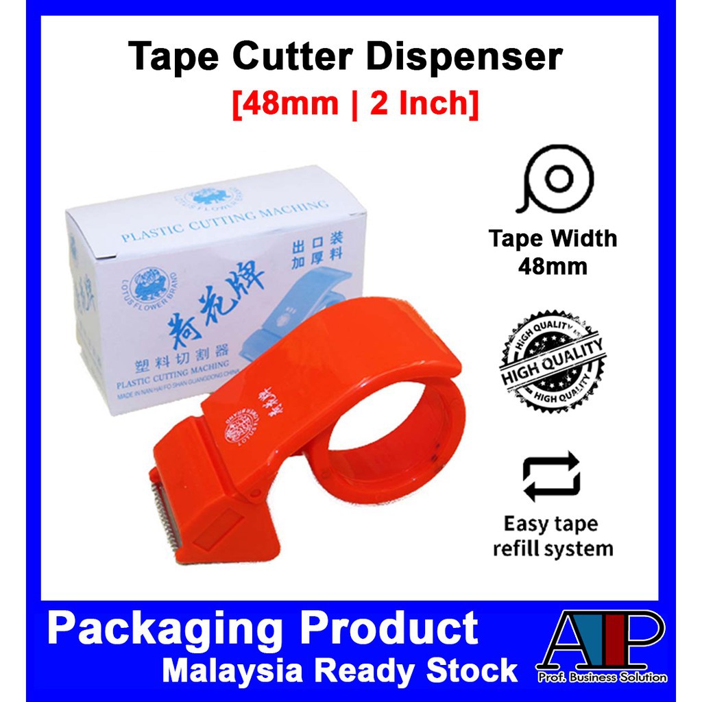 Tape Cutter Dispenser (48mm, 2 Inch Tape) | Shopee Malaysia