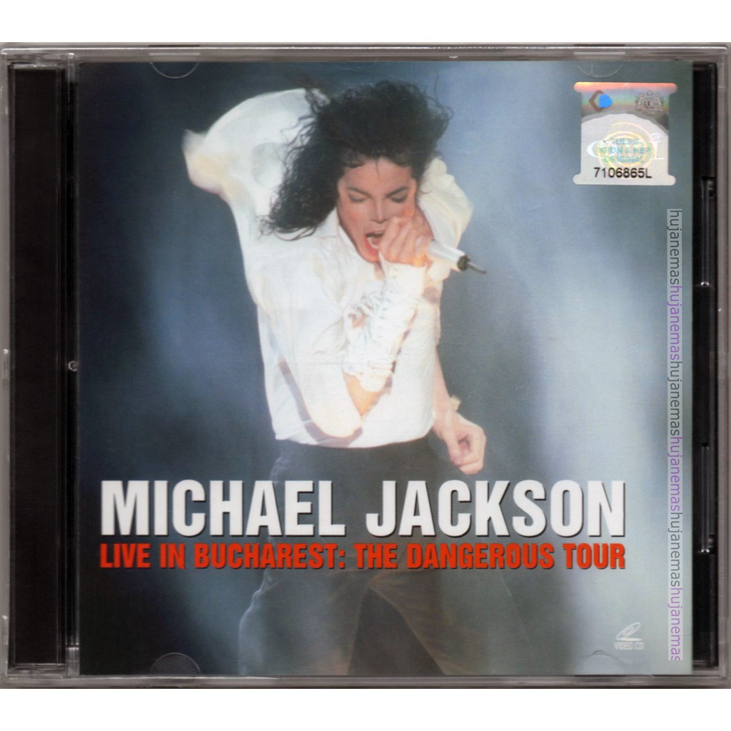 MICHAEL JACKSON - Live In Bucharest - The Dangerous Tour 1992 SONY MUSIC ORIGINAL 2-VCD SET ...