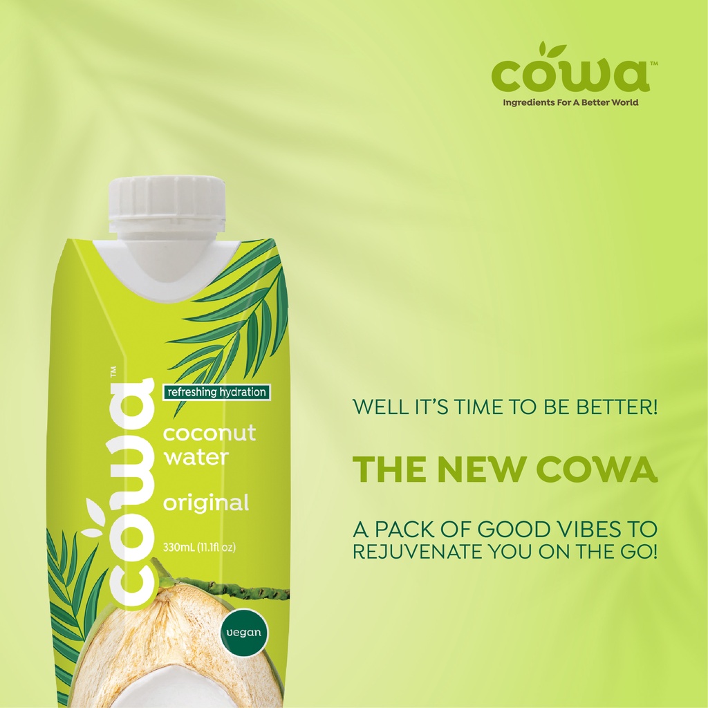COWA Coconut Water 330ml (12 Unit/1 Carton) | Shopee Malaysia