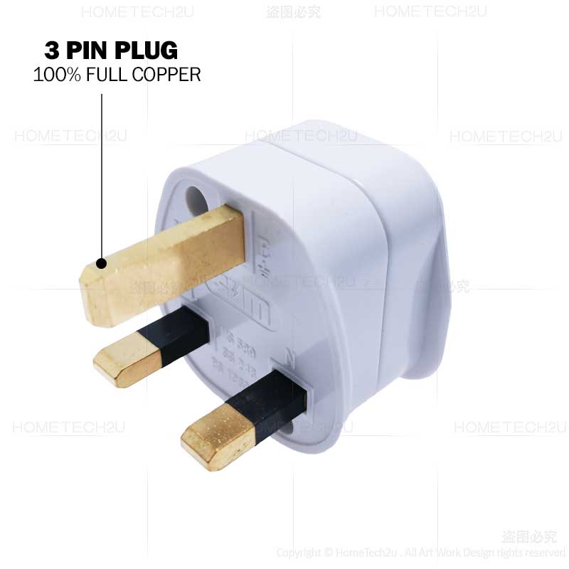 SUM Universal Adapter Adaptor China Plug 2 Pin to 3 Pin Plug converter ...
