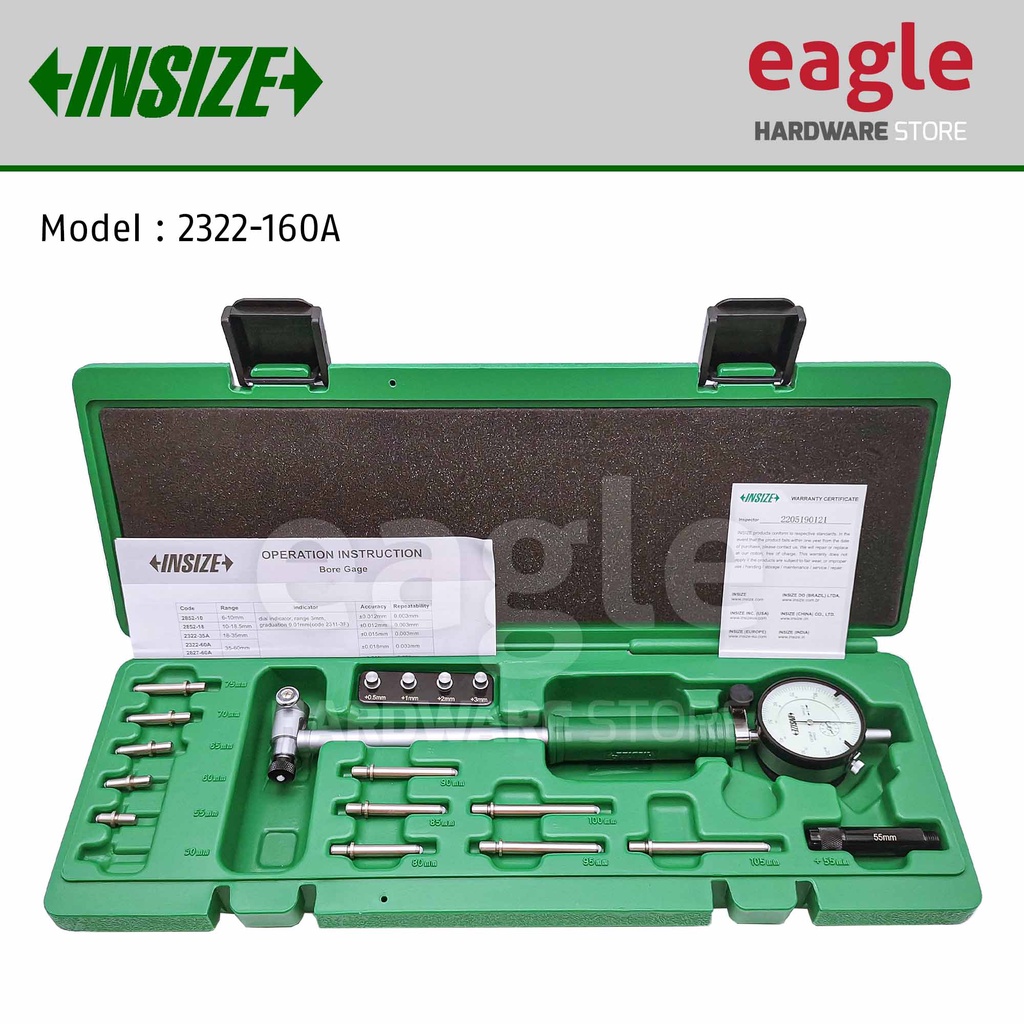 Insize 2322-160A 50 ~ 160mm Bore Gauge | Shopee Malaysia