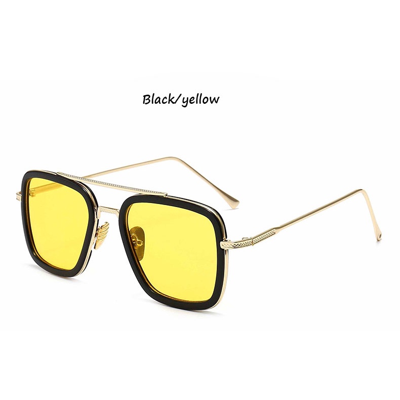 Cermin mata viral Sunglasses Tony Stark Iron Man Glasses Left to Spider ...
