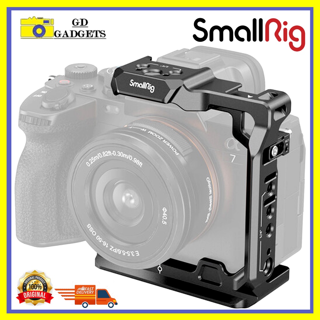 (Ready-Stock) SmallRig 3639 Camera Half Cage for Sony Alpha 7 IV/A 7S ...