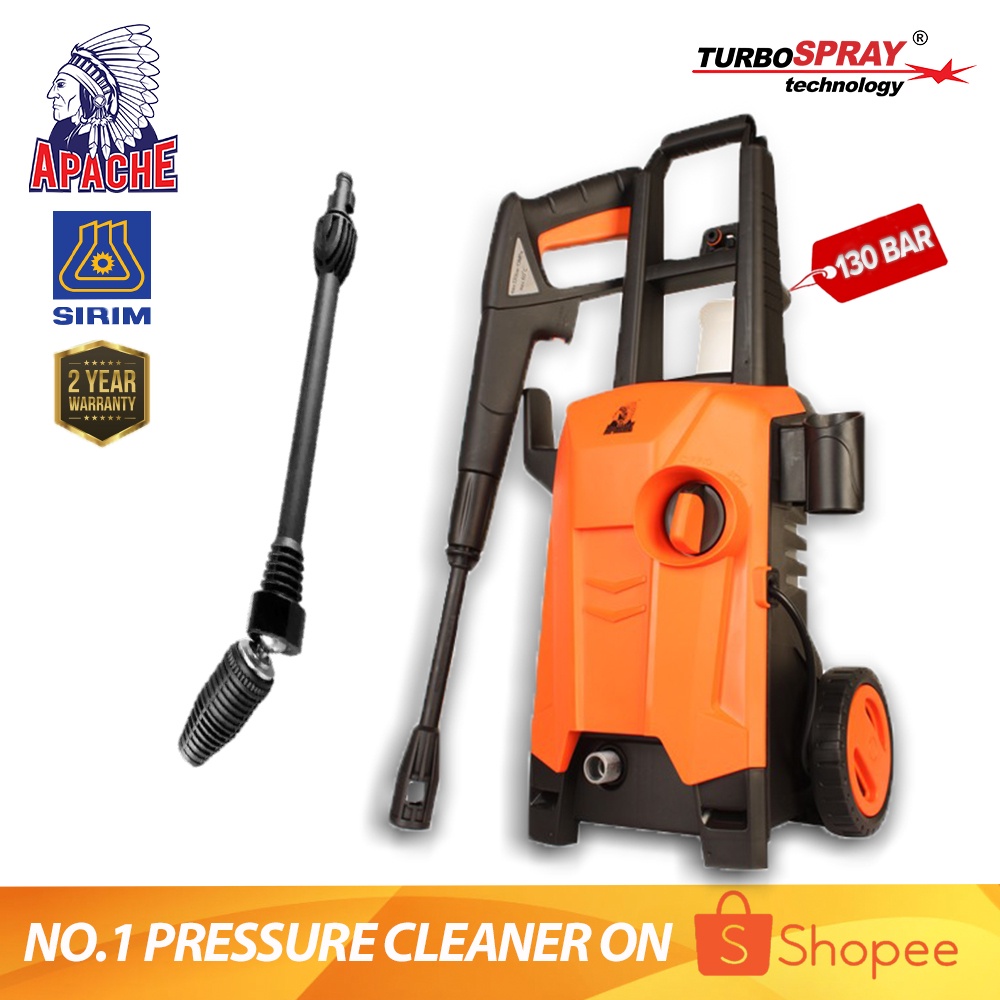 APACHE TurboSpray HM4613 130 Bar High Pressure Cleaner Water Jet ...