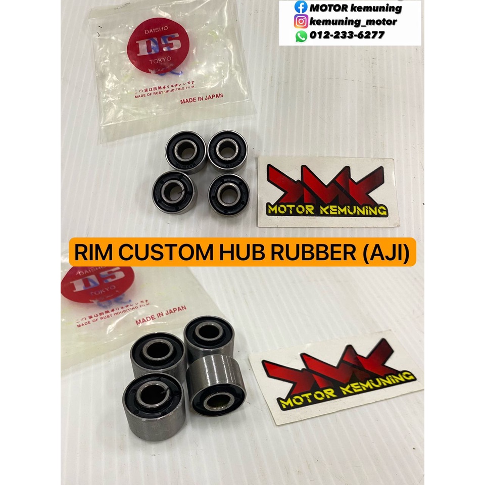 RIM CUSTOM HUB RUBBER (AJI) dan (MAGICBOY)- BUSH DALAM HUB CUSTOM AJI ...