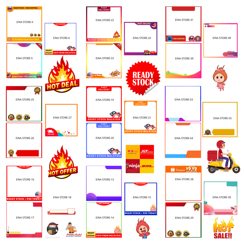 FRAME SHOP KEDAI 50 TEMPLATE BINGKAI CANTIK MURAH MUDAH SENANG EDIT ADA ...