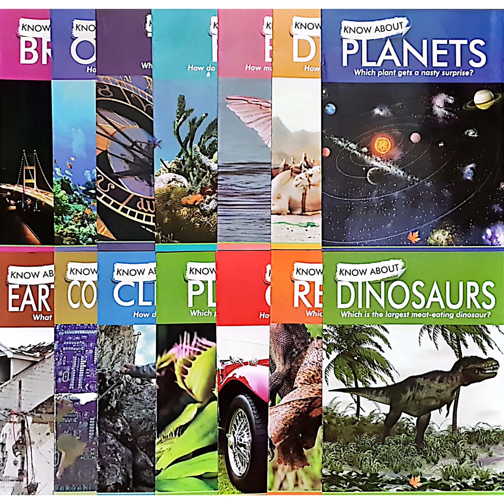 KNOW ABOUT SERIES (MAPLE PRESS) (14 BOOKS IN 1SET) | Shopee Malaysia