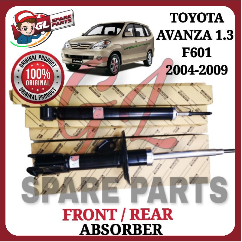 ABSORBER ORIGINAL FRONT REAR TOYOTA AVANZA 1.3 F601 2004 2009 SHOCK ABSORBER DEPAN BELAKANG 1SET 2PCS LH RH Shopee Malaysia