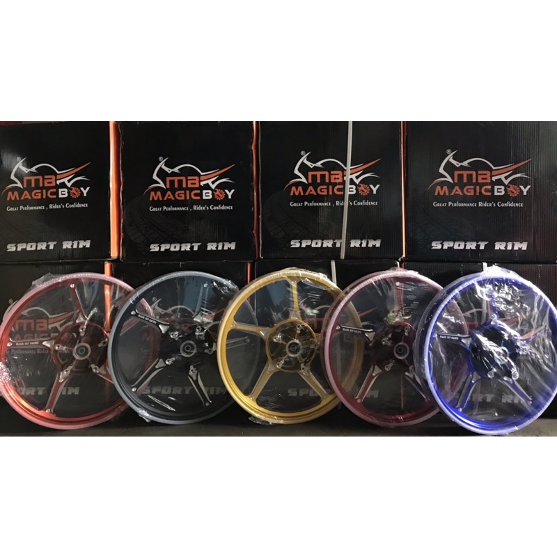 SportRim FG511 SYM 185 VF3I Front 1.60-17 Rear 1.85-17 MagicBoy (Free T ...