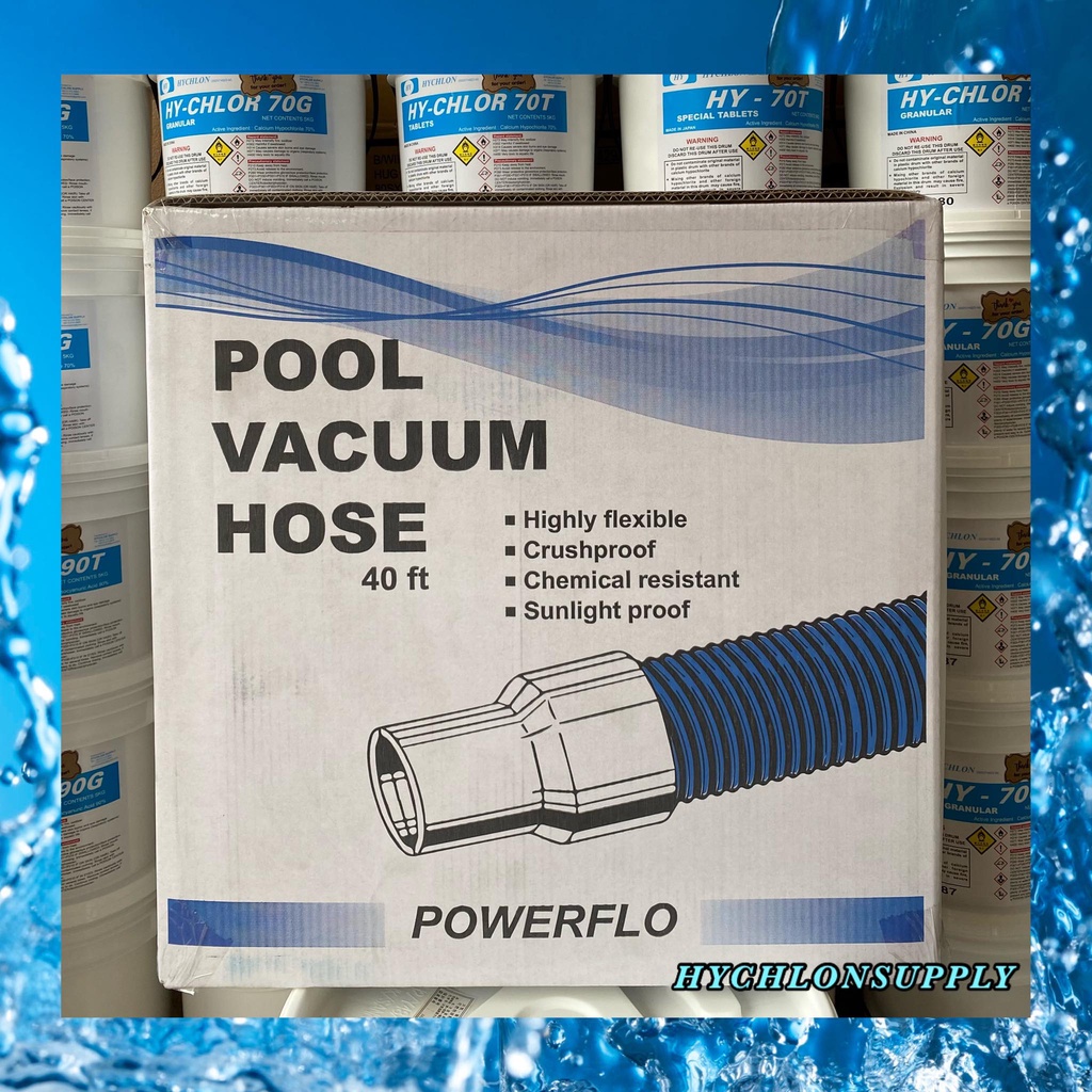Swimming Pool Powerflo Vacuum Hose (40ft)/ 12meter (Premium Quality ...