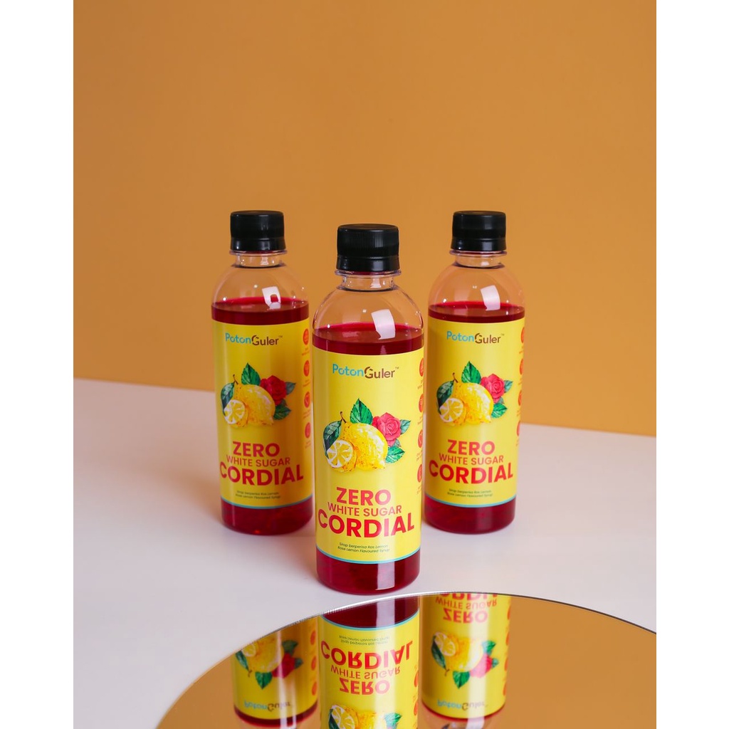 Sirap Rose Lemon Cordial/Kordial (350ml) / Dimaniskan dengan Stevia ...