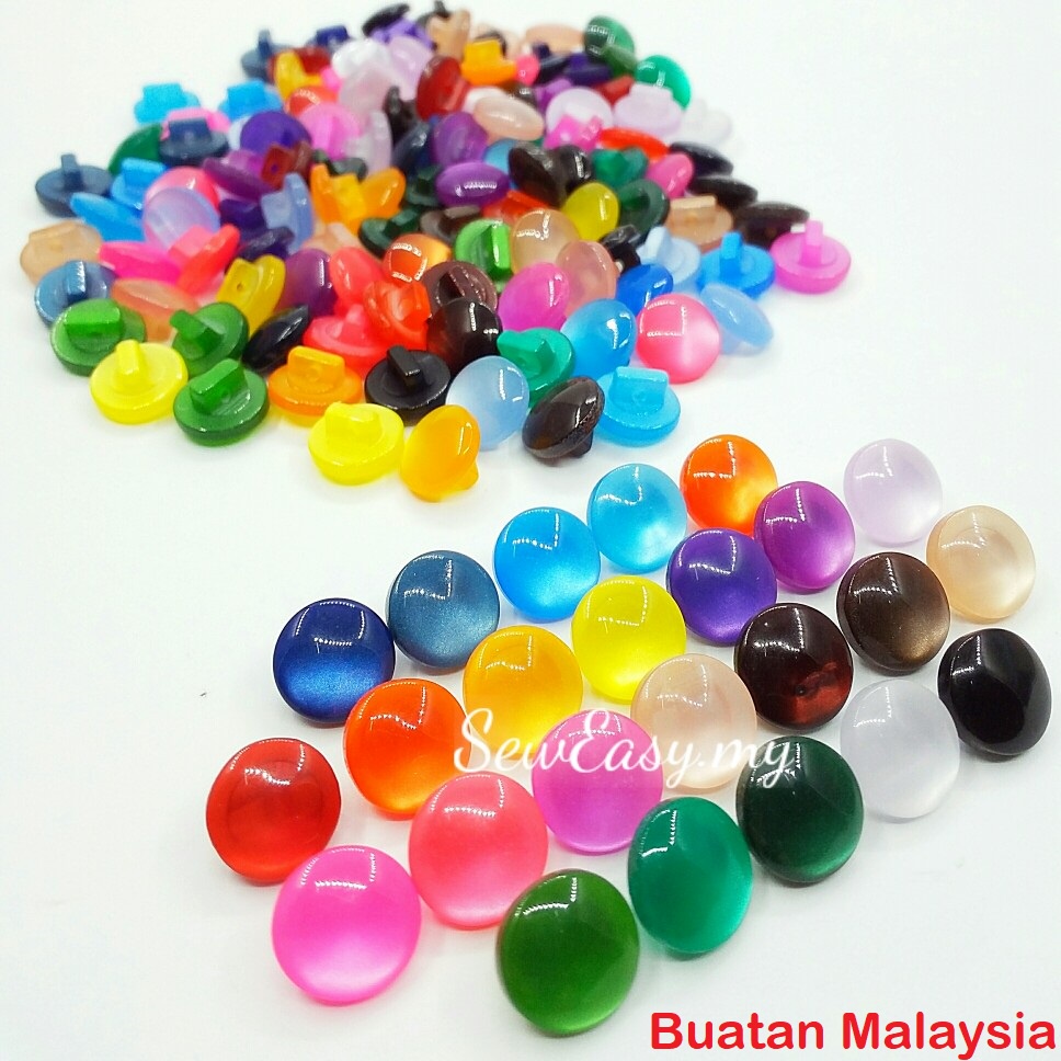 100pcs Butang Baju Kurung Leper Plastik | Shopee Malaysia