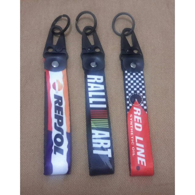 Keychain motor kereta rantai kunci repsol redline ralli art gantung ...
