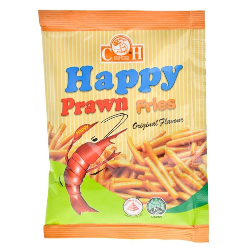 Chui Hiang Happy Prawn Stick contains 30's Snack Prawn Crackers Stick ...