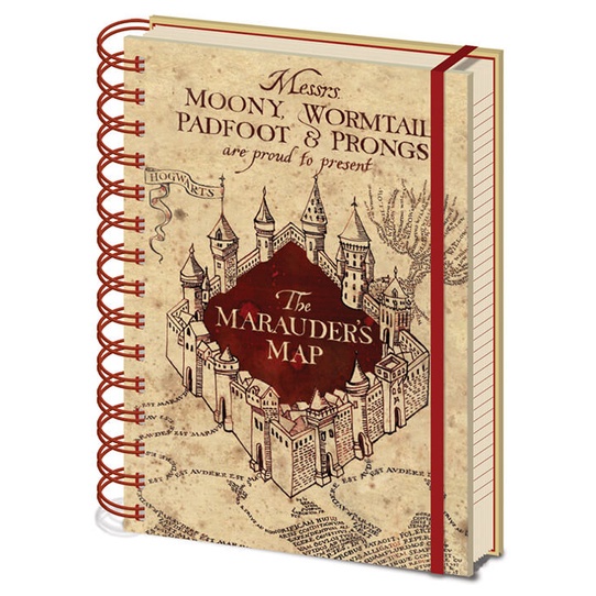 Harry Potter Robbery Map-Imported Notebook (A5 Size) | Shopee Malaysia