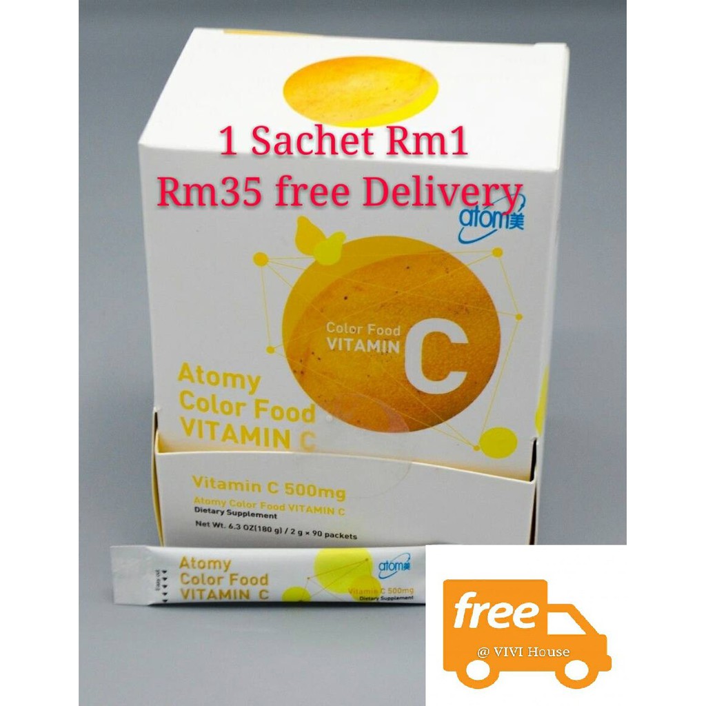(Ready stock)Atomy Color food Vitamin C 艾多美維他命C 艾多美維他命C - 1 SACHET 2g ...