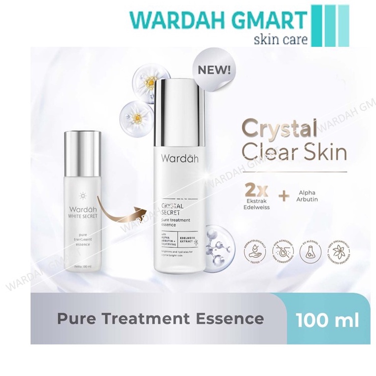 Wardah Crystal Secret Exfoliating Toner with Natural AHA+PHA 125ml | Shopee Malaysia