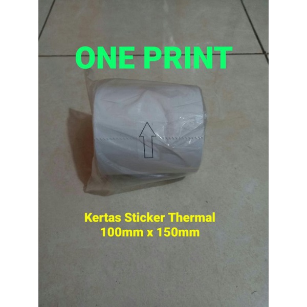 Shopee Receipt Thermal Paper Sticker label 100mm x 150mm contains 350 ...
