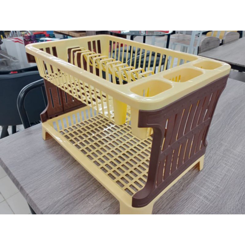 Botanica 2 Stacking Plate Rack / 2 layer Plate Rack / Stacking Plate ...