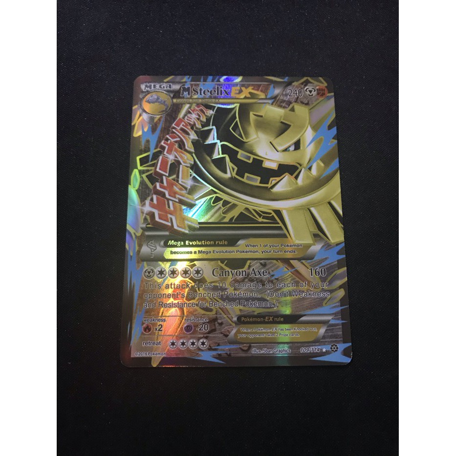 Pokemon TCG Mega Gold Steelix EX Sun & Moon Card (Price Per Card ...