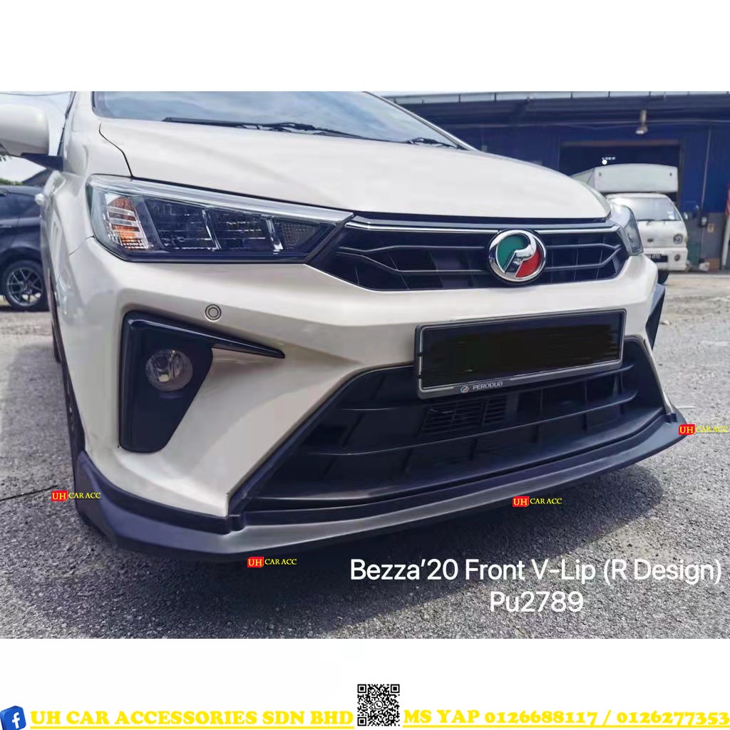 Perodua bezza facelift 2020 20212022 pu front lip lips diffuser skirt ...