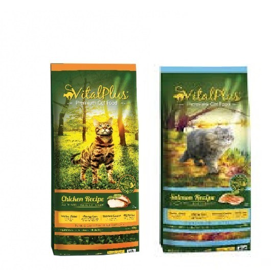 VitalPlus Premium cat food 1KG Chicken/Salmon(Repack) | Shopee Malaysia
