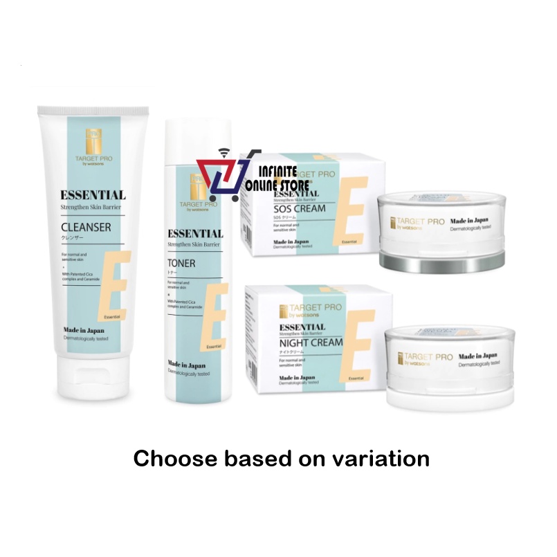 TARGET PRO BY WATSONS Essential Skincare Products | Shopee Malaysia