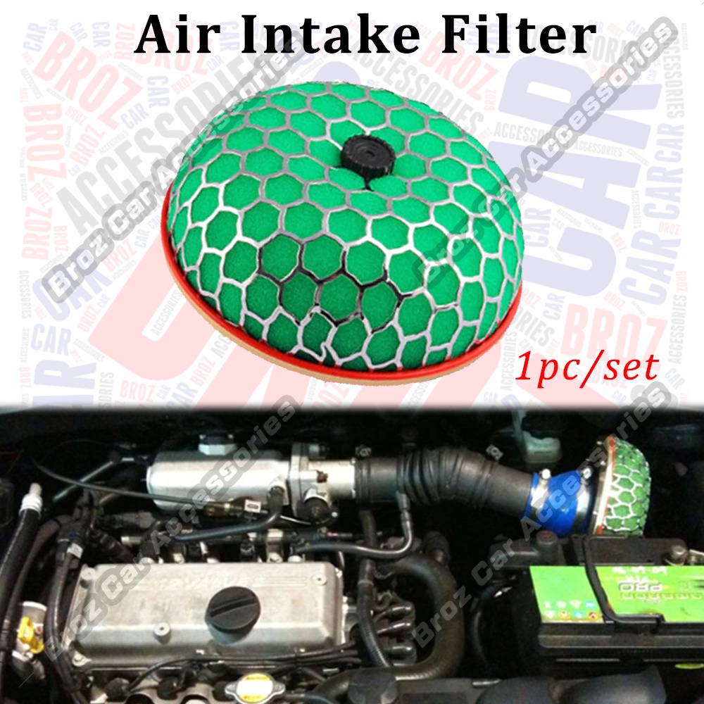 Universal Car Washable Air Intake Filter Super Filter Power Honeycomb ...