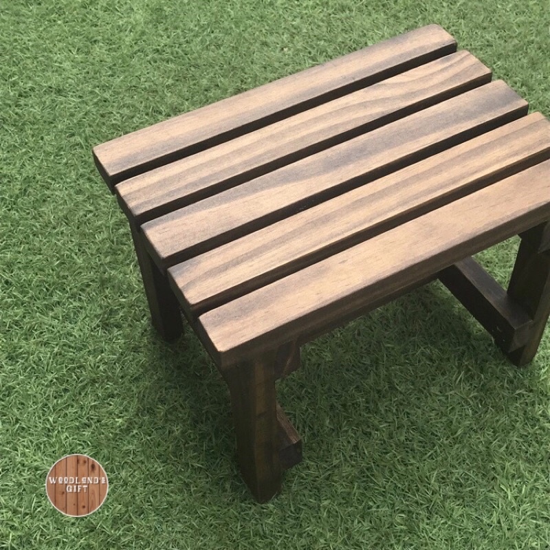 (SMALL SIZE) Wooden Long / Standard Sitting Stool / Bangku kecil (BOTH ...