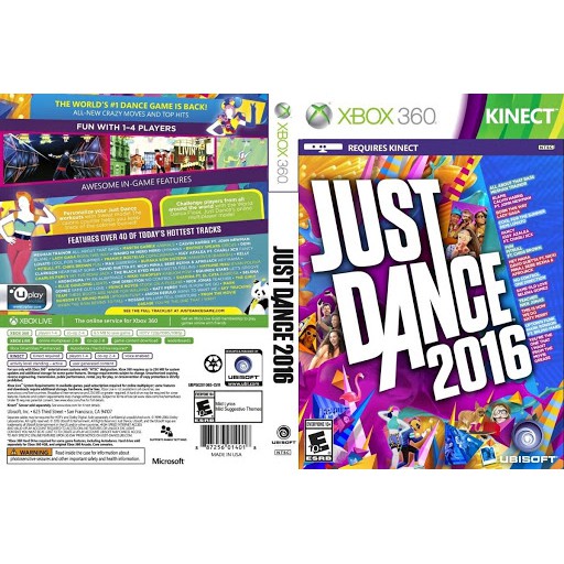JUST DANCE 2016 XBOX360 GAMES(FOR MOD CONSOLE) | Shopee Malaysia