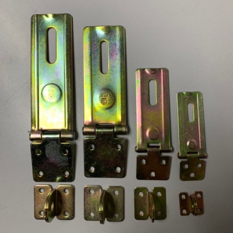 RAINBOW COLOUR HASP AND STAPLE / DOOR LOCK / DOOR LATCH / ENGSEL PINTU ...
