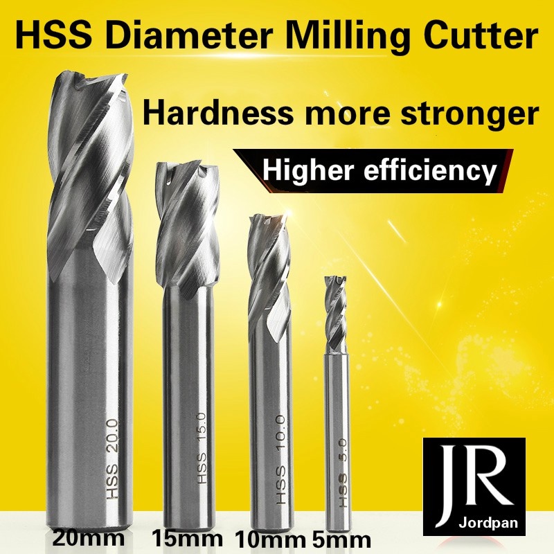 1pcs Carbide End Mill HSS 1.5mm-25mm Diameter Milling Cutter Bit Set ...