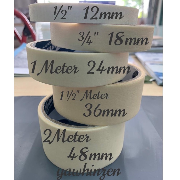 MASKING TAPE (12 MM-48 MM) | Shopee Malaysia
