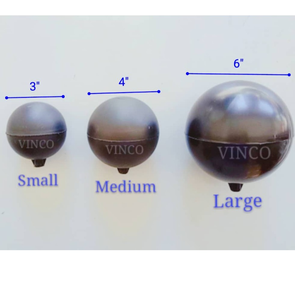PVC Float Ball for Float Valve Cistern and Tank / Bola Pelampung Jamban ...