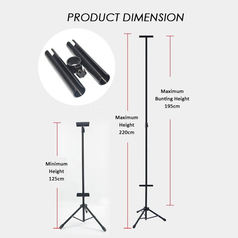 Tripod Stand Bunting Stand 20set/box Tstand adjustable Banner ...