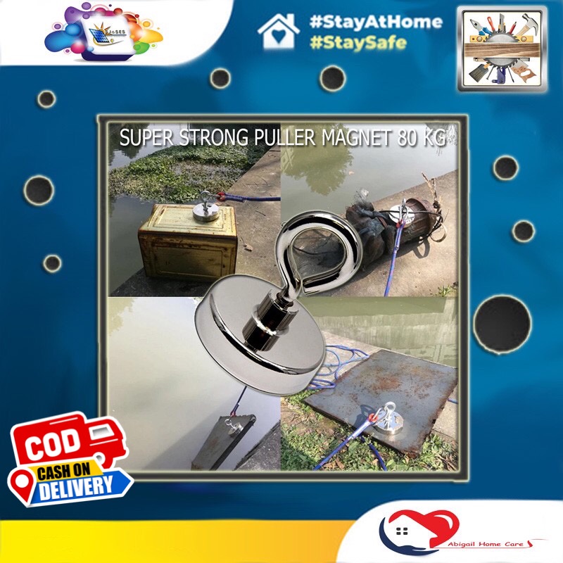 Ahc magnet puller 80kg transport magnet 80 kg Super strong magnetic ...