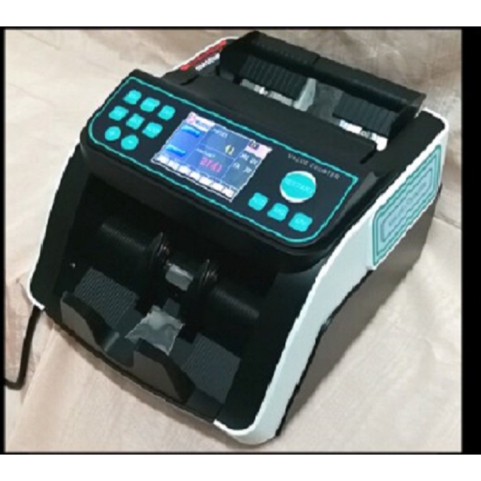 Mixed Value Money counter Machine Counts Total Amount. Detect fake MYR ...