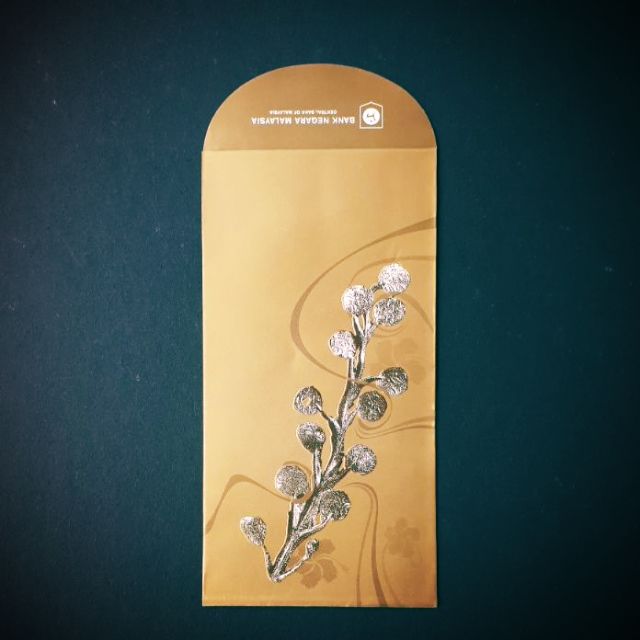 RARE!!! PREMIUM VINTAGE Sampul Duit Raya SDR Bank Negara Malaysia Bunga ...