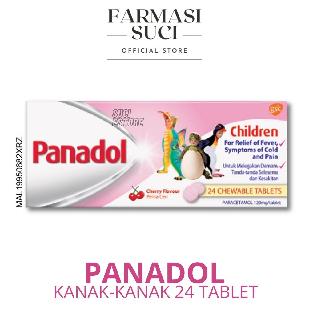 Panadol Kanak-Kanak Children Chewable Tablet 24s | Shopee Malaysia