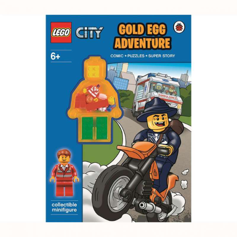LEGO City:Gold Egg Adventure Activity Book With Minifigures | Shopee ...