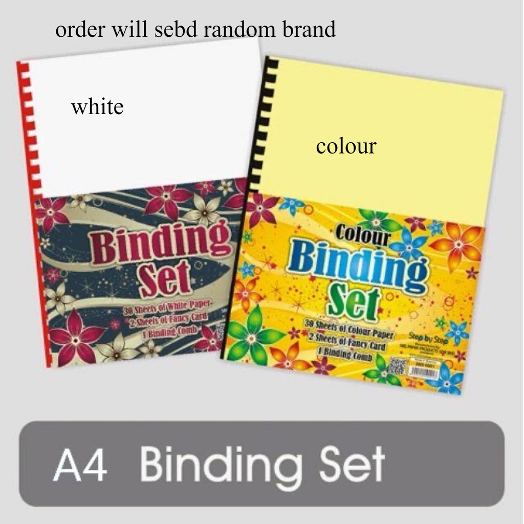 1 buku Buku Skrapbook set Folio Set / A4 Binding Set Folio Kertas Folio ...