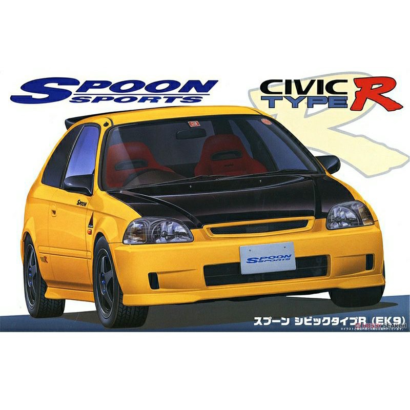 Spoon Sports Honda EK9 Civic Type R Car Brand Fujimi 1/24 | Shopee Malaysia