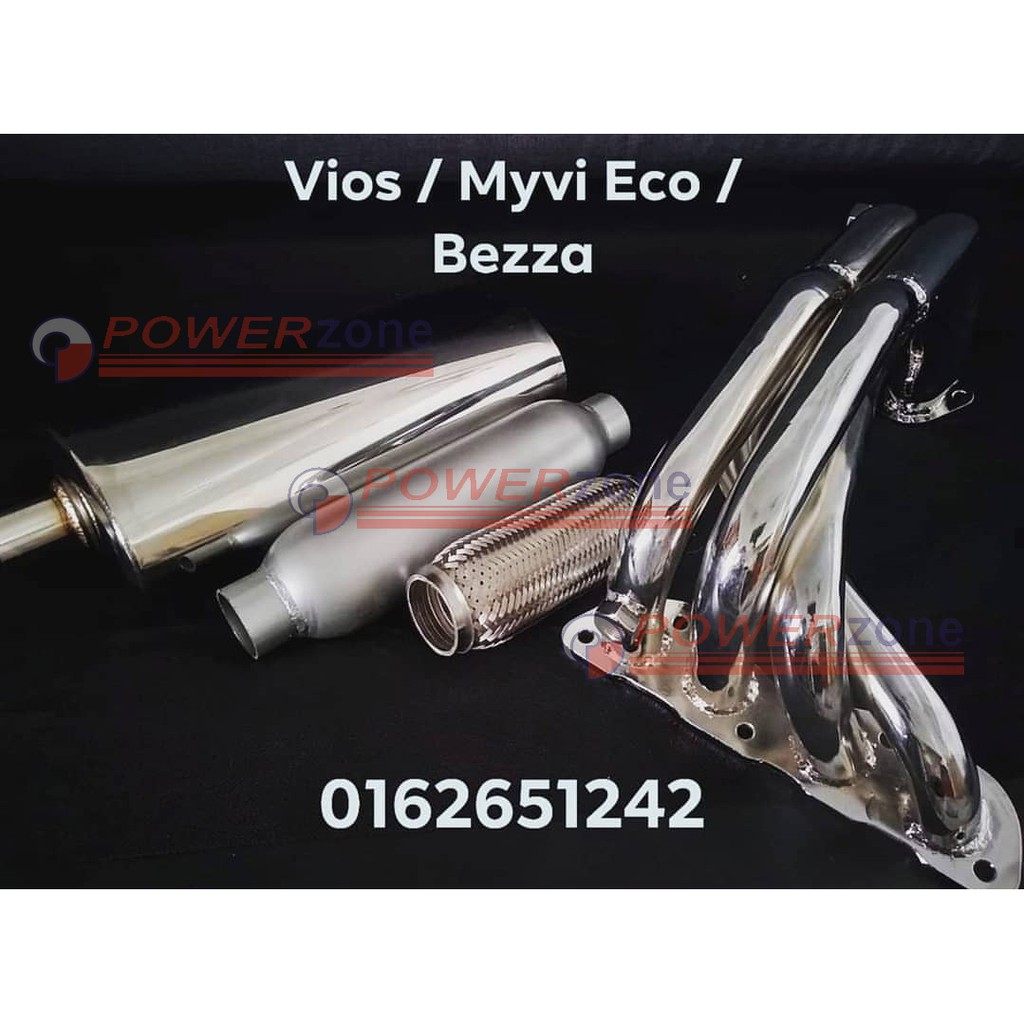 VIOS, Myvi Bezza 1.3 exhaust extractor Center exhaust & muffler ...